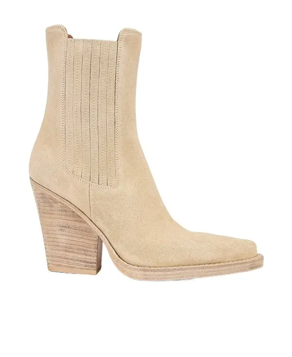 Paris Texas Logo Thick Heel Short Boots