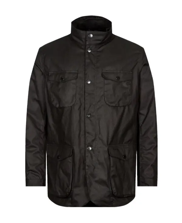 Barbour Ogston High-neck Waxed Jacket