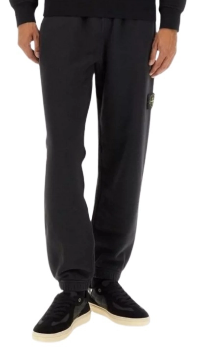 Stone Island Logo Patch Fleece Jogger Pants