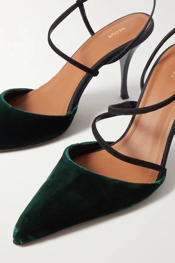 NEOUS Tangra Pointed Shoes With Exposed Heels