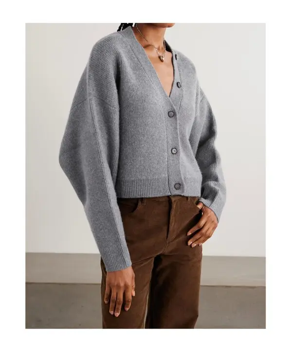 Le Kasha Long-sleeved Cardigan With Button Closure