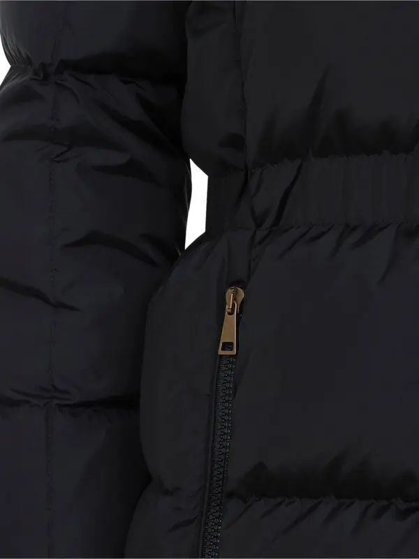 Moncler Agneux Hooded Short Down Jacket - Black