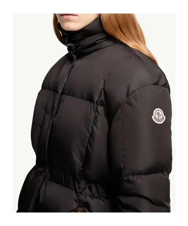 Moncler Agneux Hooded Short Down Jacket - Black