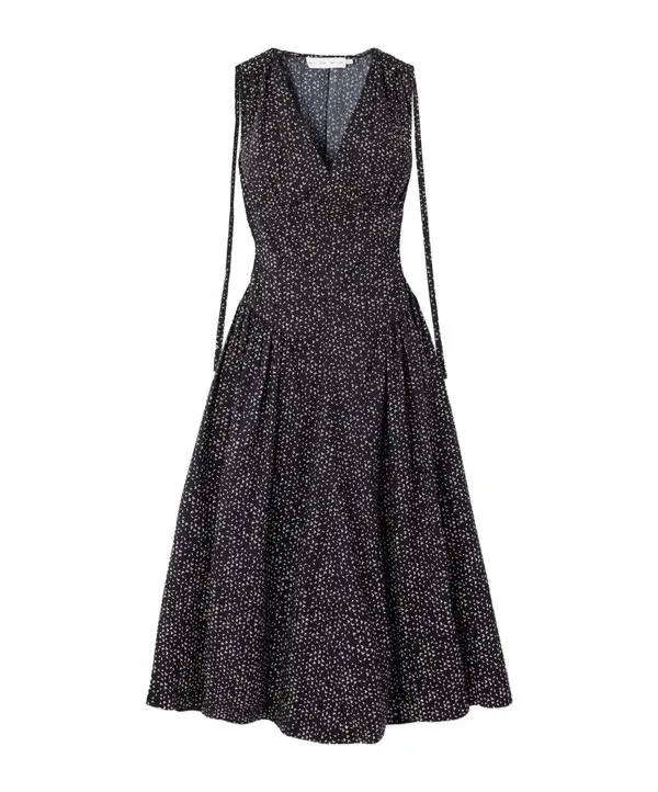 Proenza Schouler Pleated Print Midi Dress