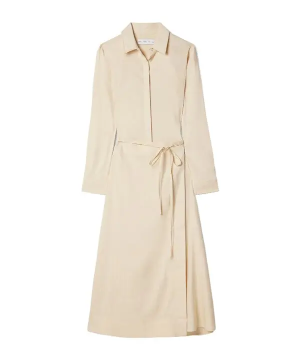 Proenza Schouler Midi Wrap Shirt Dress