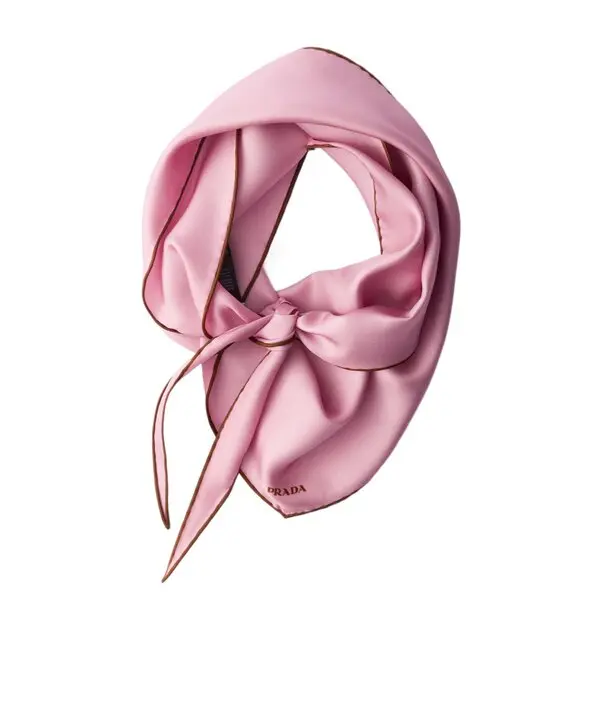 Prada Printed Twill Scarf