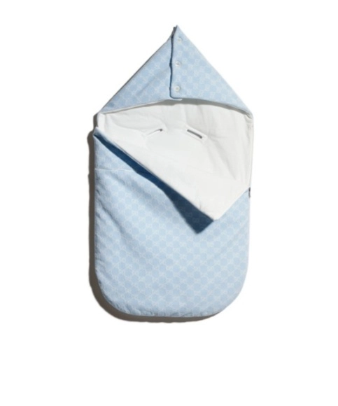Gucci Baby Gg Cotton Nest - Light Blue