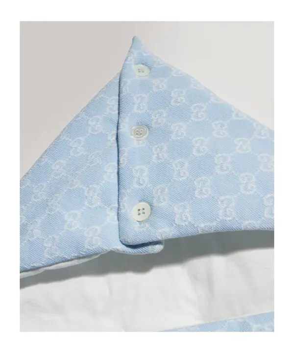 Gucci Baby Gg Cotton Nest - Light Blue