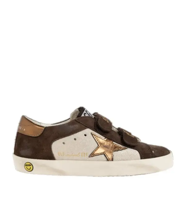 GOLDEN GOOSE Round Toe Sneakers - Brown