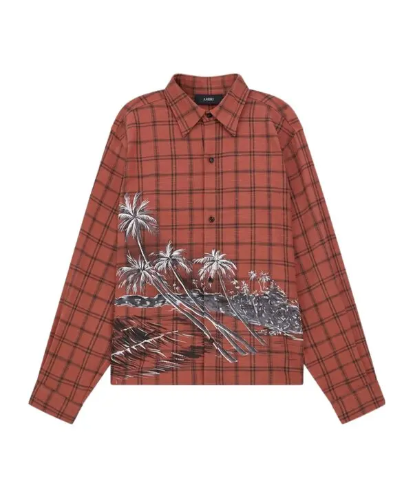 Amiri Palms Flannel Shirt