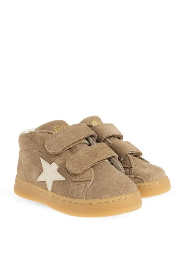 GOLDEN GOOSE Round Toe Sneakers With Velcro Fastening