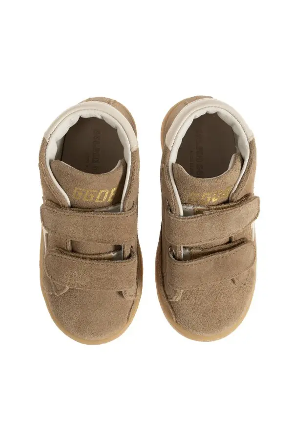 GOLDEN GOOSE Round Toe Sneakers With Velcro Fastening