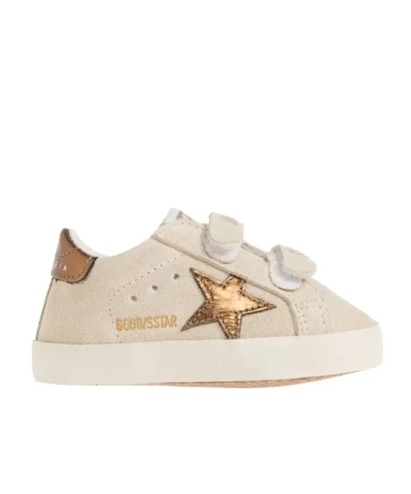 GOLDEN GOOSE Round Toe Velcro Sneakers