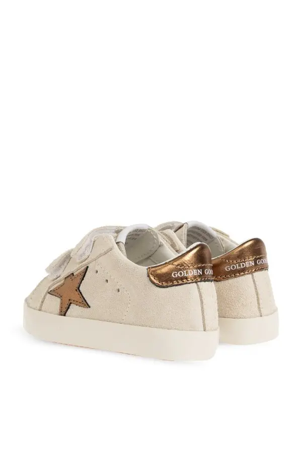 GOLDEN GOOSE Round Toe Velcro Sneakers