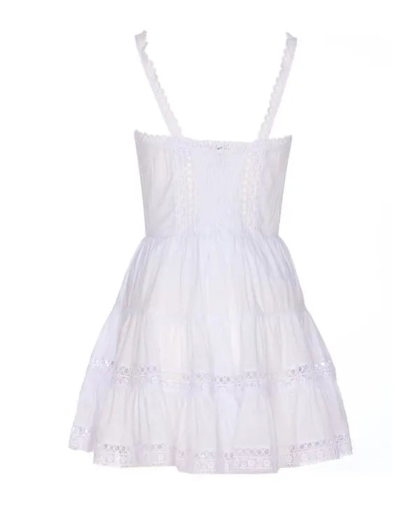 Charo Ruiz Ibiza Lace Trim Mini Dress