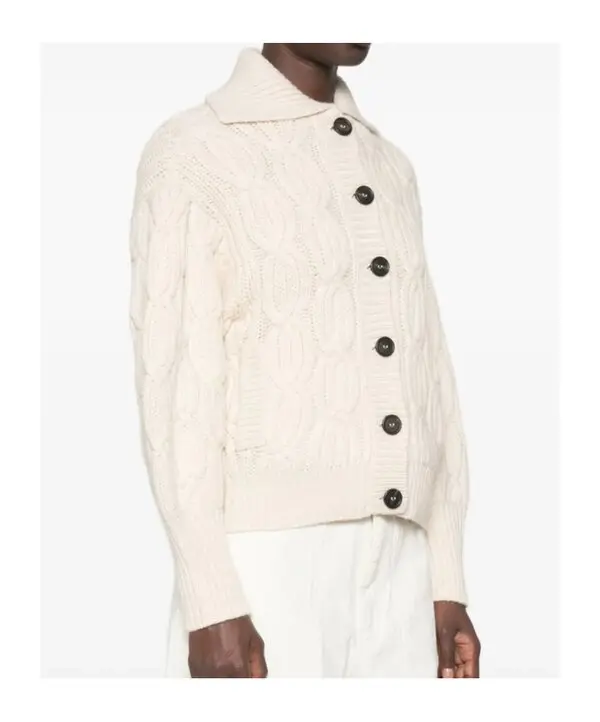 Brunello Cucinelli Collared Long-sleeved Knit Sweater