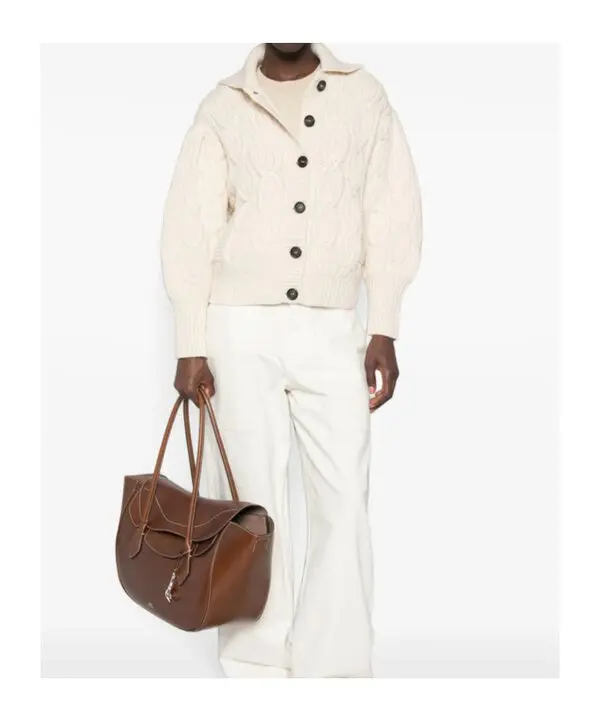 Brunello Cucinelli Collared Long-sleeved Knit Sweater