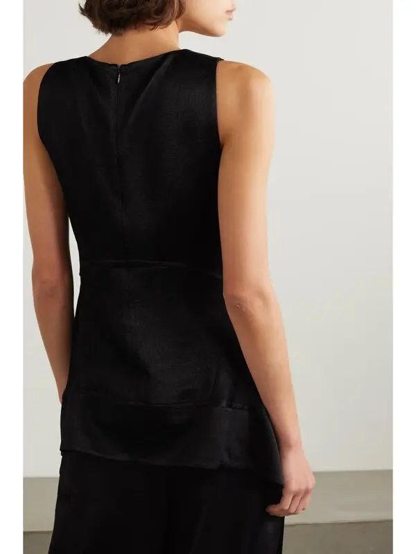 Proenza Schouler Liz Satin-crepe Top