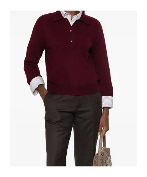 ALLUDE Long-sleeved Sweater