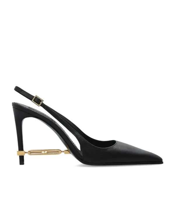 Dsquared2 Slingback Pointed Toe Pumps With Adjustable Buckle - No