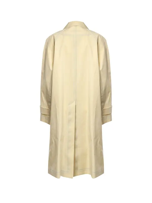 Celine Cotton Coat With Drawstring Cuffs