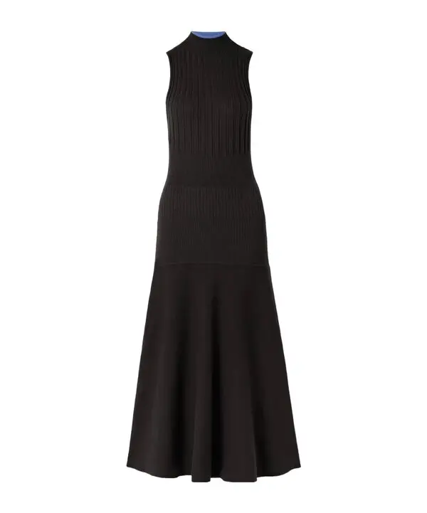 Proenza Schouler Paneled Knitted Midi Dress