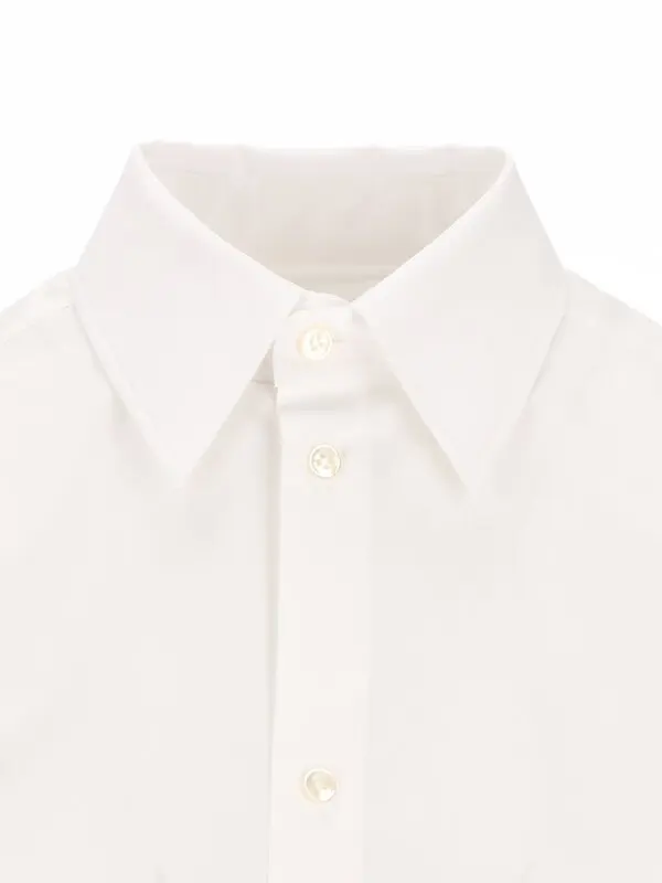 Saint Laurent Collared Long-sleeved Shirt