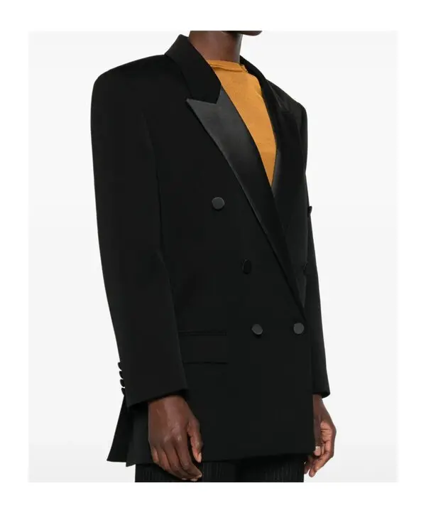 Saint Laurent Double-breasted Long-sleeved Jacket