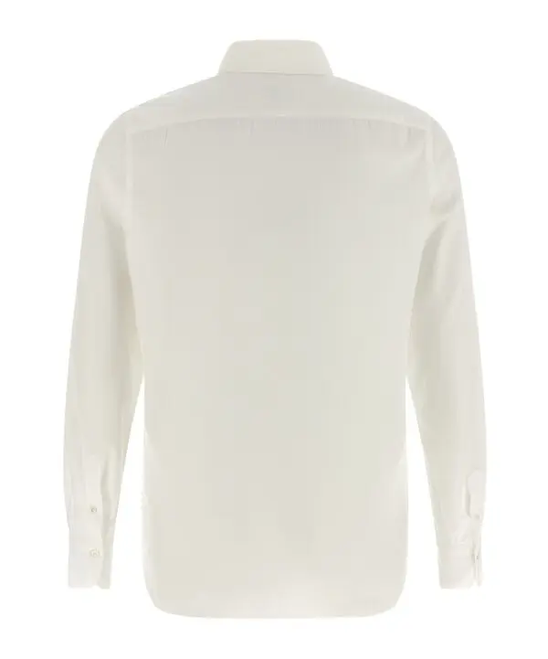 FINAMORE 1925 Gaeta Corduroy Shirt - White
