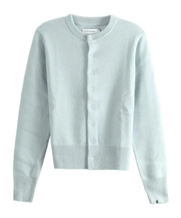 Extreme Cashmere Long-sleeve Single-breasted Cardigan
