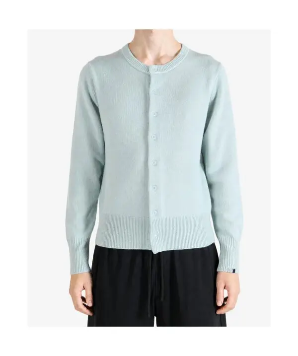 Extreme Cashmere Long-sleeve Single-breasted Cardigan