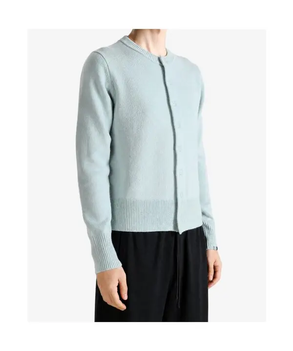 Extreme Cashmere Long-sleeve Single-breasted Cardigan