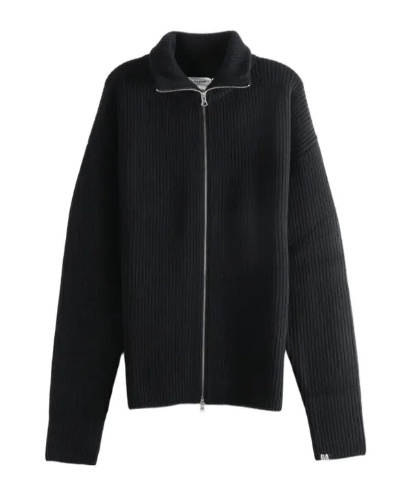Extreme Cashmere Long-sleeve Zip-up Cardigan
