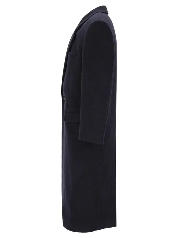 Saint Laurent Double-breasted Long Coat