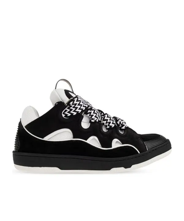 LANVIN Curb Lace-up Low-top Sneakers - No