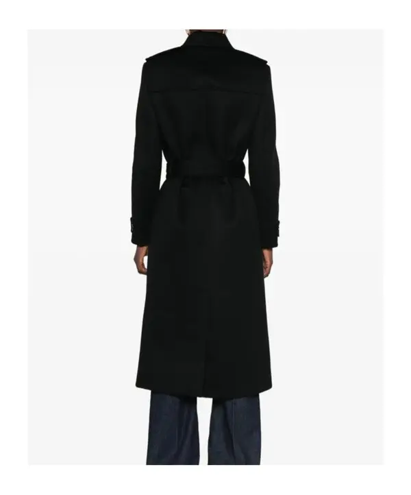 Saint Laurent Belted Single-breasted Coat