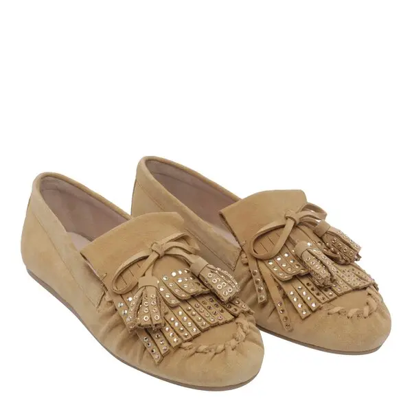 STUART WEITZMAN Round-toe Loafers