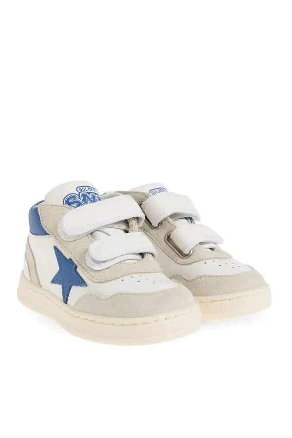 GOLDEN GOOSE Round Toe Sneakers With Velcro Fastening