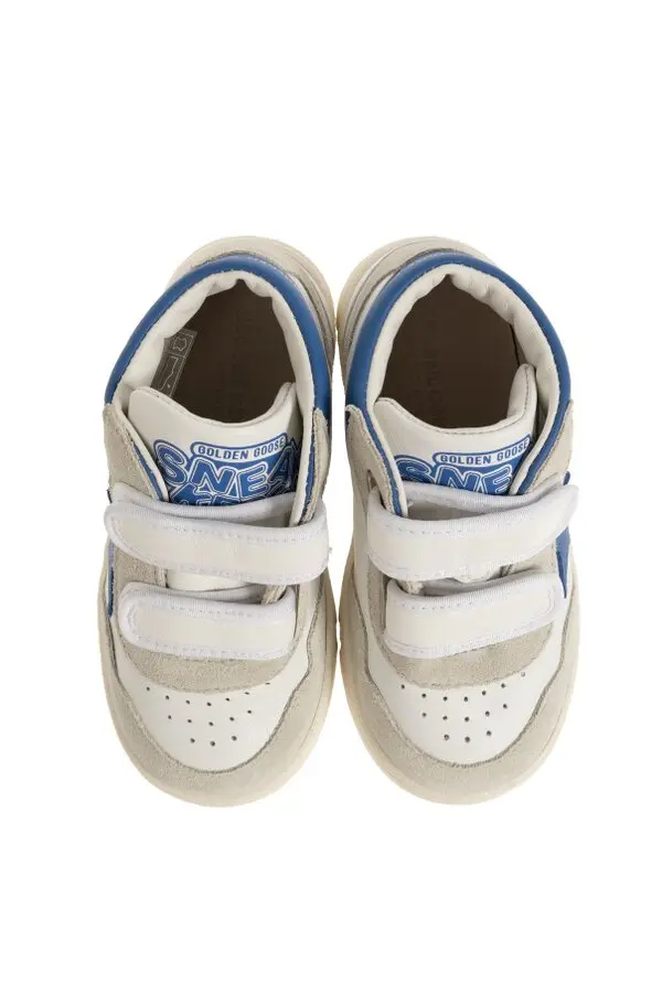 GOLDEN GOOSE Round Toe Sneakers With Velcro Fastening