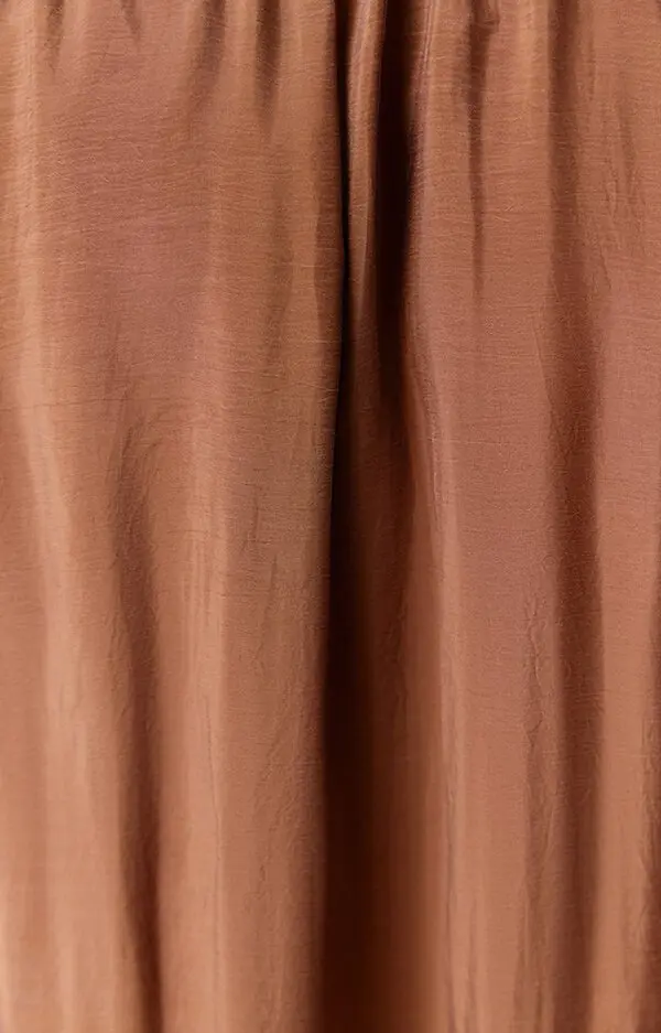 American Vintage Elastic Waistband A-line Midi Skirt