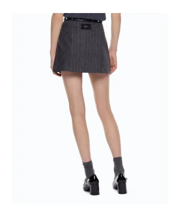 Pinko Pinstriped Mini Skirt