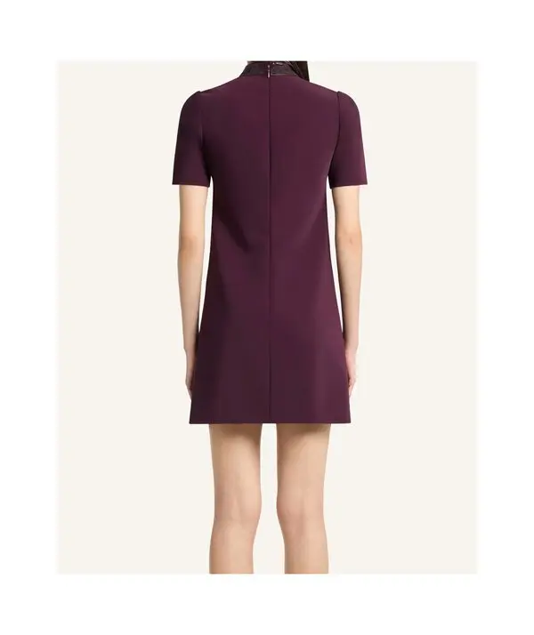 COURREGES Vinyl Collar A-line Mini Dress