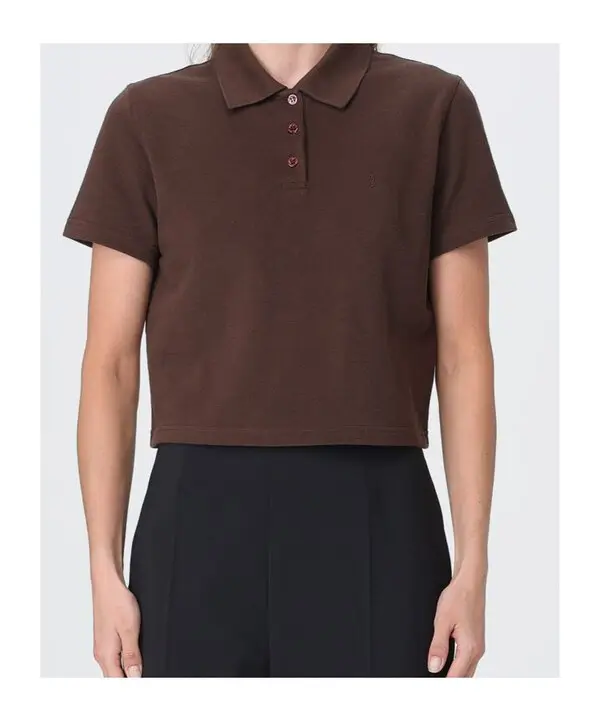 Saint Laurent Oversized Logo-embroidered Polo Shirt