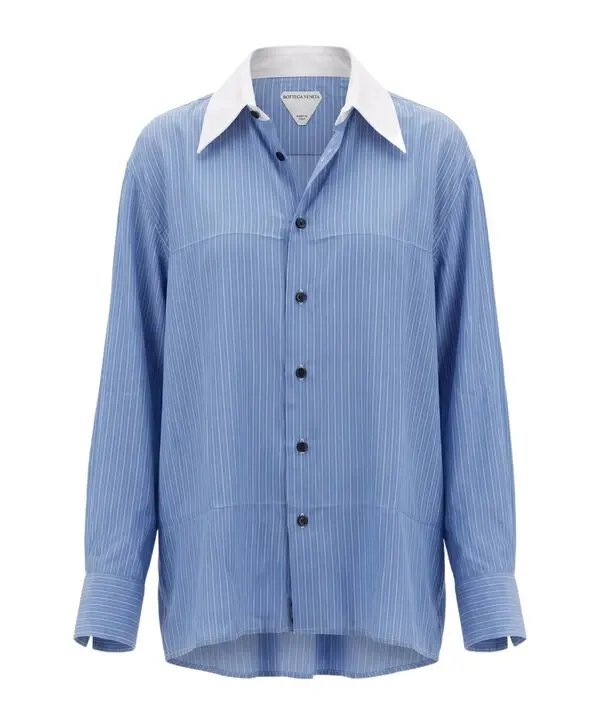 Bottega Veneta Collared Long-sleeved Shirt