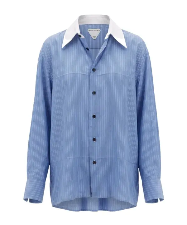 Bottega Veneta Long-sleeved Collared Shirt - No