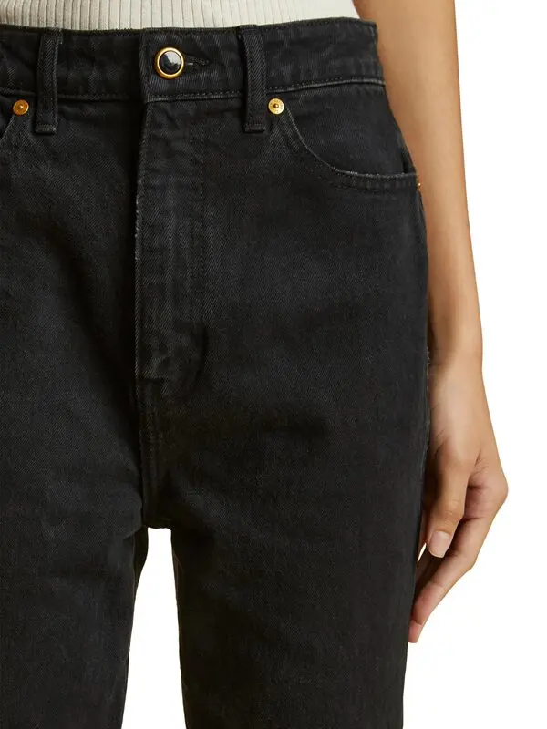 Khaite Straight-leg Jeans - Black