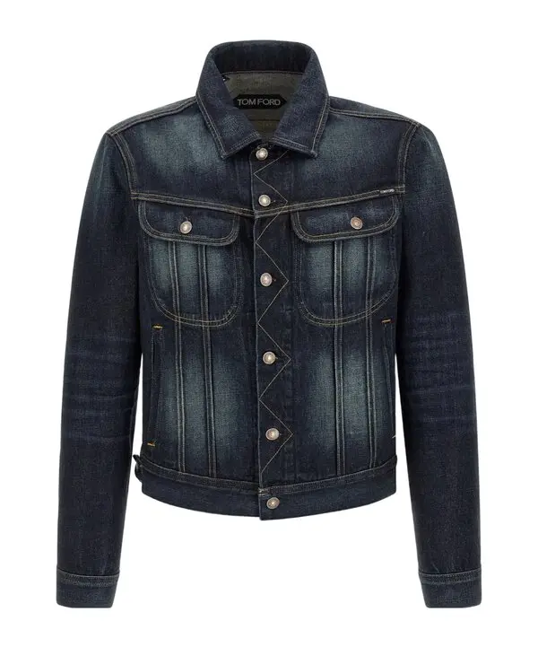 TOM FORD Long-sleeve Denim Jacket