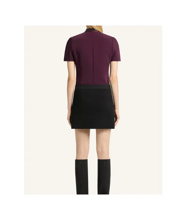 COURREGES Heritage Vinyl-collar Logo-patch Blouse