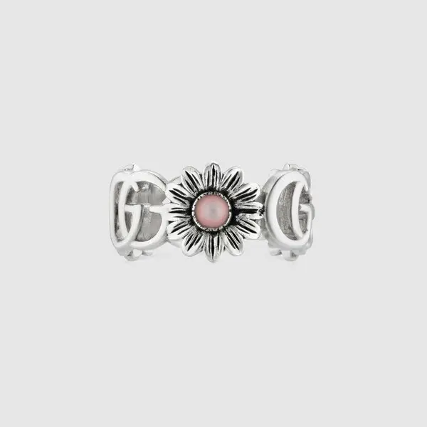 Gucci Double G Flower Ring