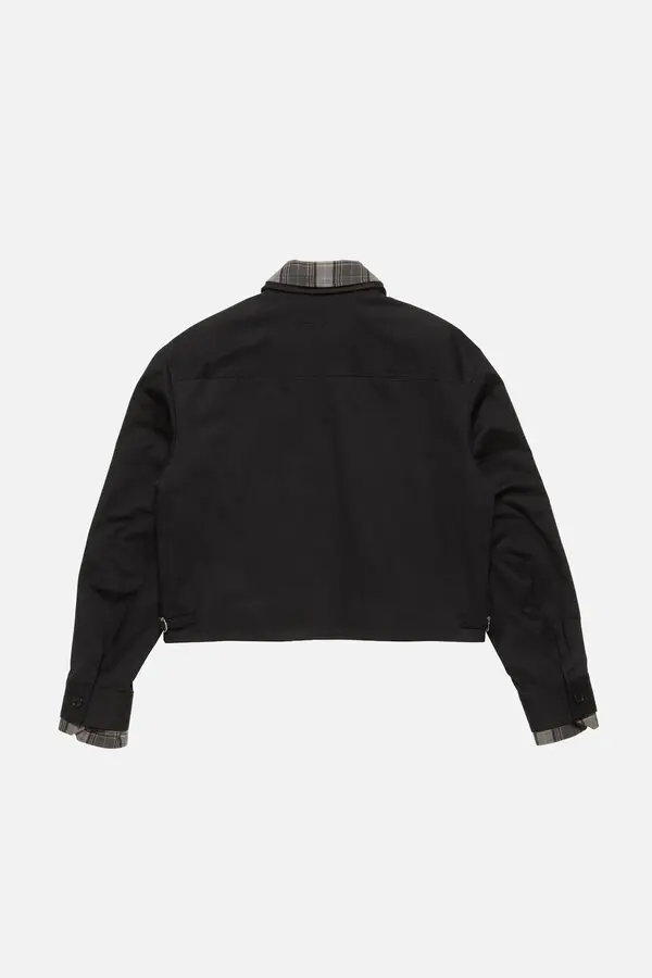 Acne Studios Faux-layered Twill Jacket - Black